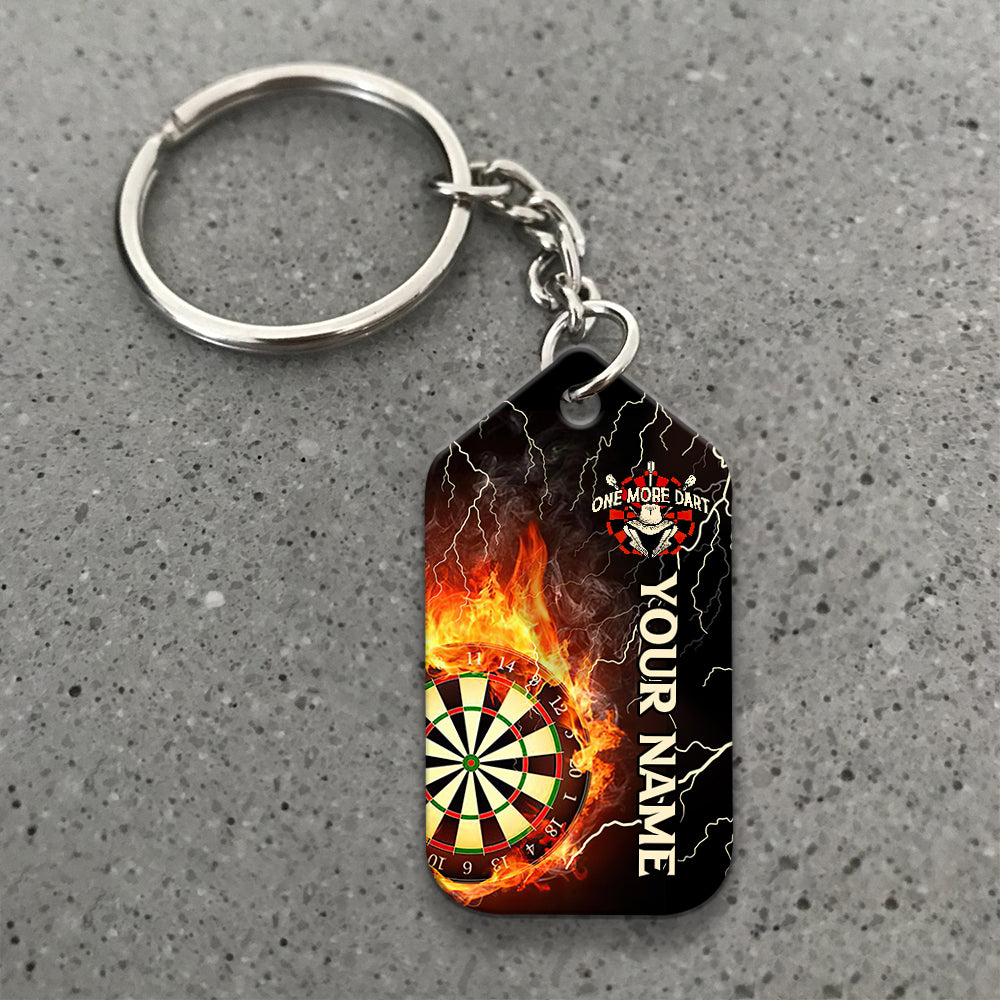 Thunder Flame Bullseye Dartboard Personalized Name 3D Dragon And Darts ...