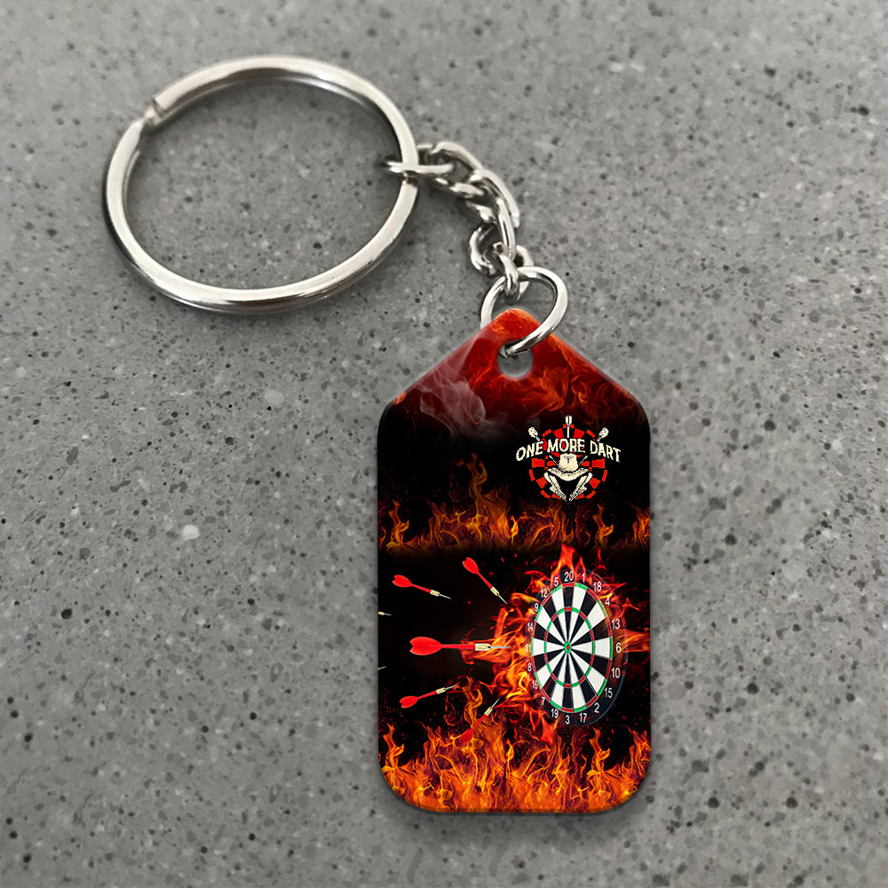 Flame Bullseye Dartboard Keychain Wolf And Darts For Dart Team Player ...