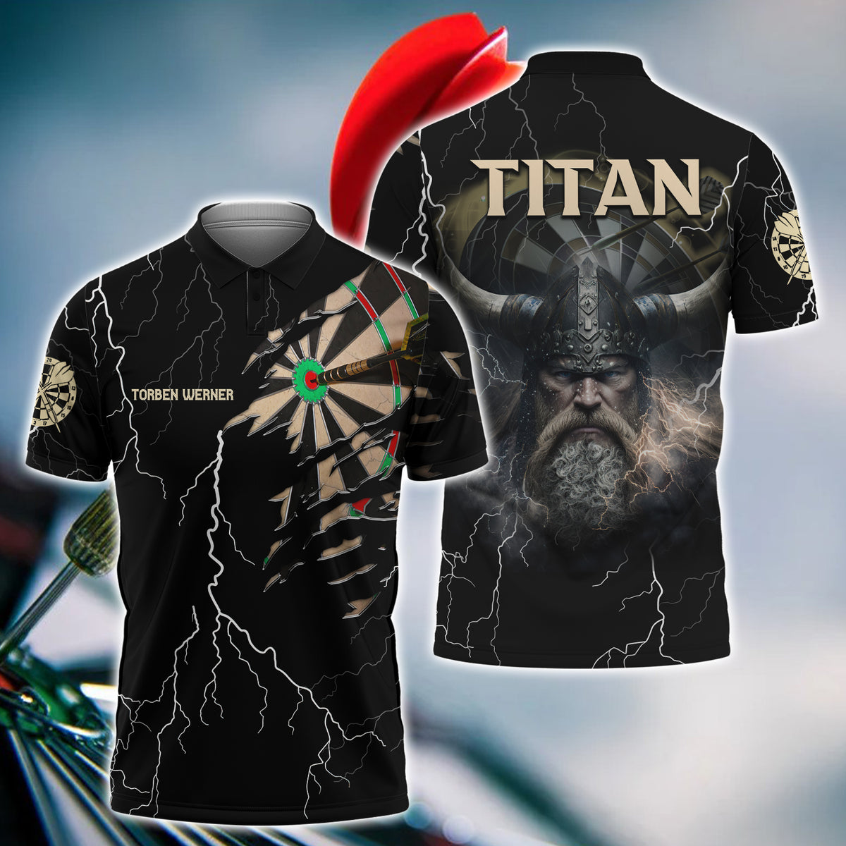 Torben Werner 3D Polo Shirt Tad 01 – Onemoredart