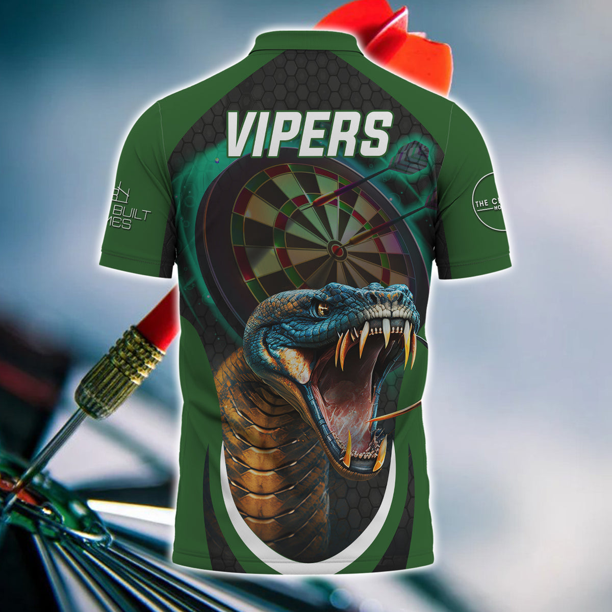 Vipers Team 3D Polo Shirt With Pocket Tad – Onemoredart
