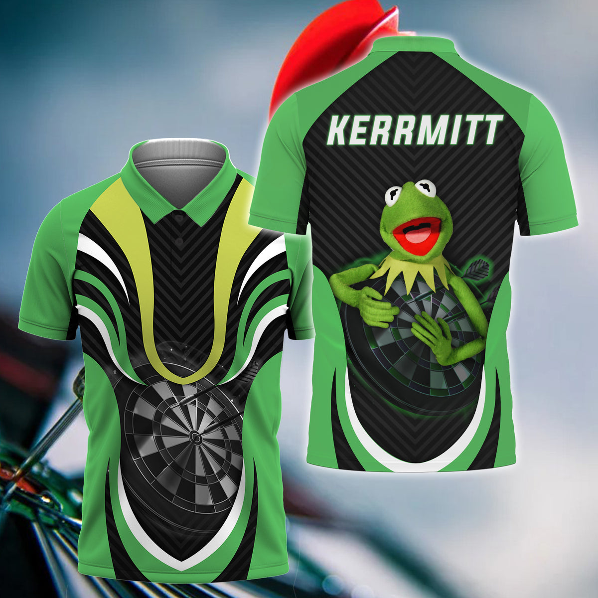 Chris Kerr Darts 3D Polo Shirt Tad – Onemoredart